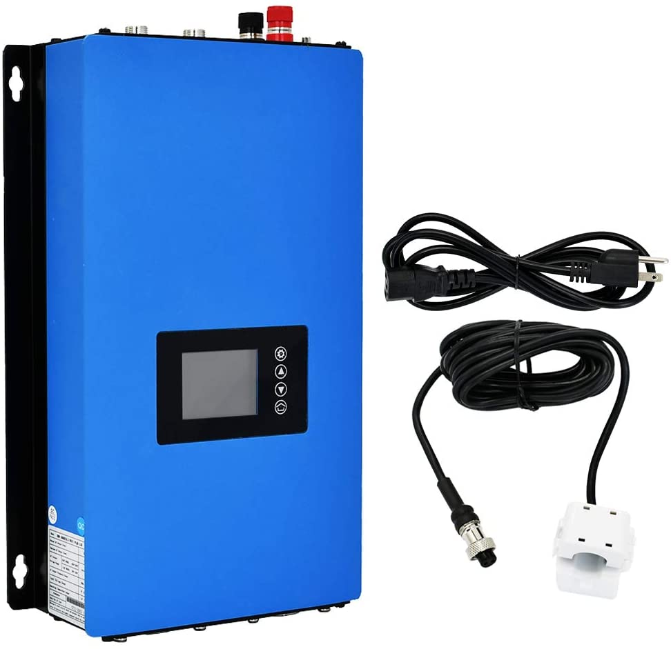 1000Watt Solar Grid Tie Inverter with Power Limiter Sensor Pure Sine W ...